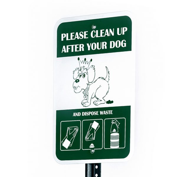 Poopy Pouch "Please Clean Up After Your Dog" Sign - Crown Products